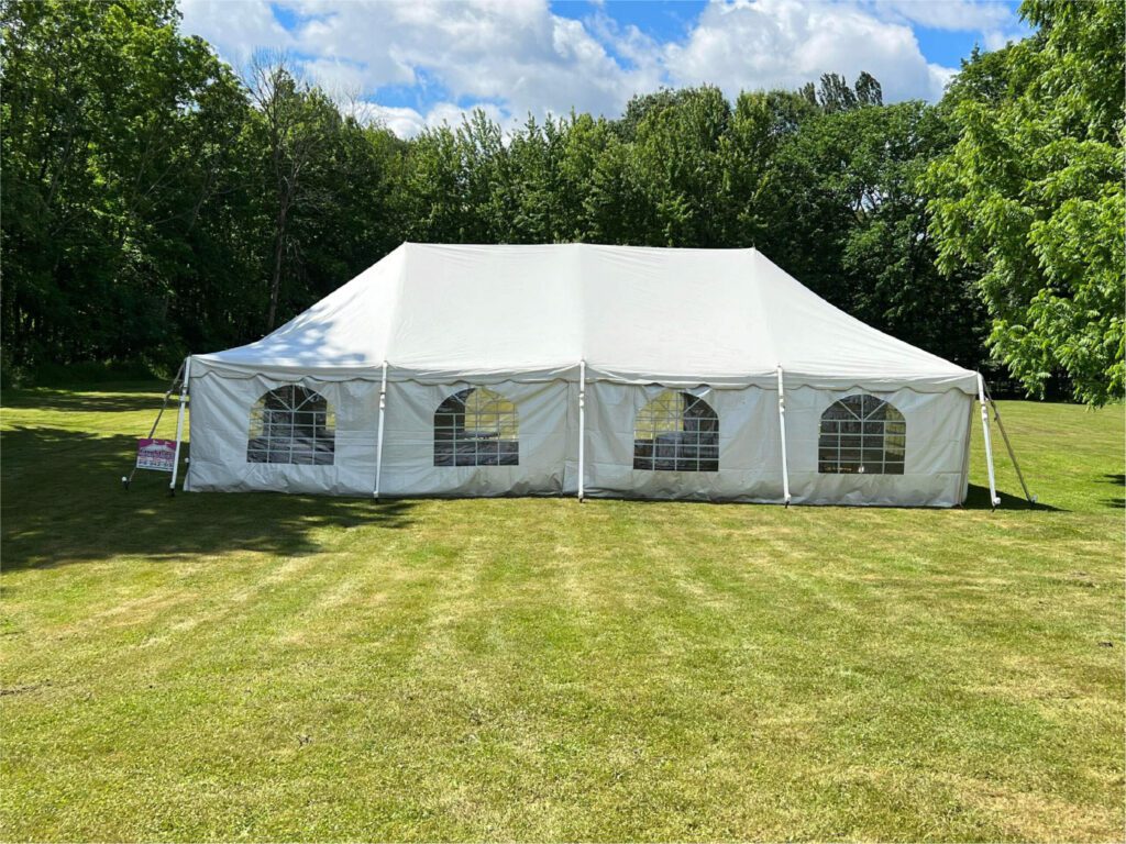 20′ x 50′ ( 6m x 15m ) West Coast Peg & Pole Tent – ROYAL TENT ...
